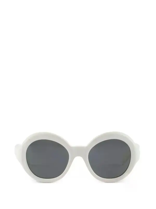 Prada Round Frame Sunglasses - White