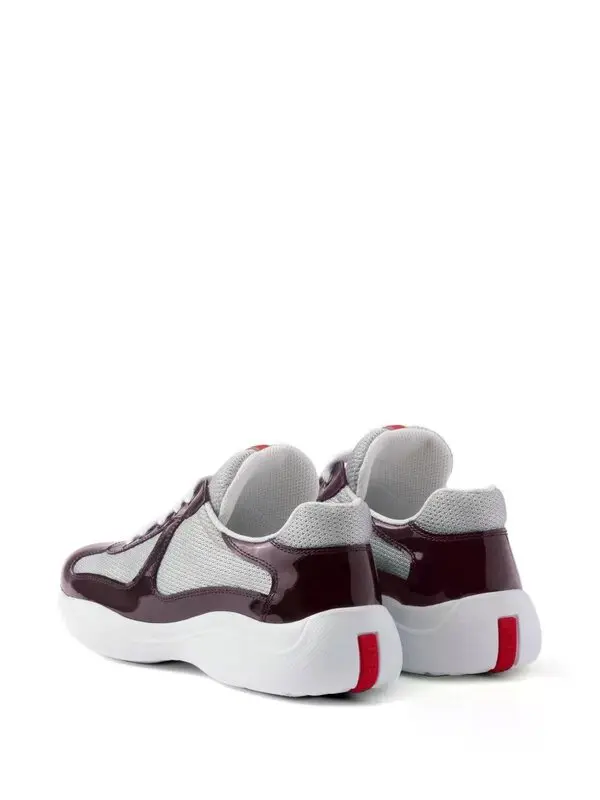 Prada America's Cup Biker Fabric Sneakers - Grey