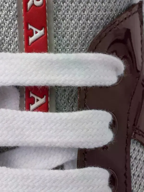 Prada America's Cup Biker Fabric Sneakers - Grey