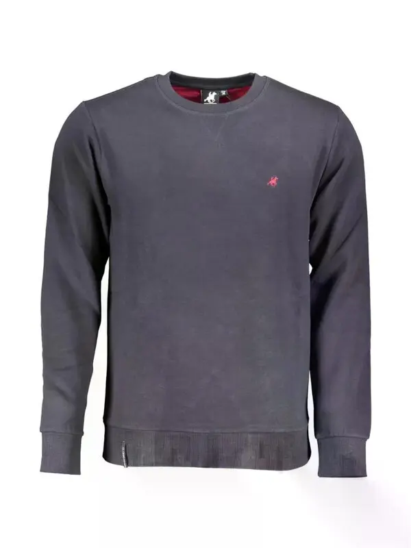 U.S. Grand Logo-embroidered Crew-neck Sweater