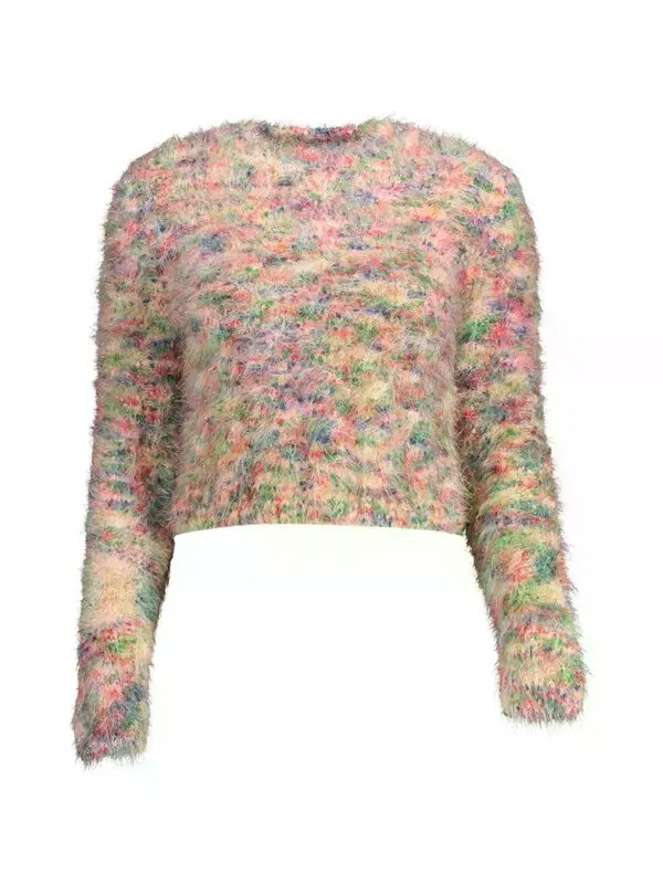 Desigual Fluffy Knit Sweater - Multicolour