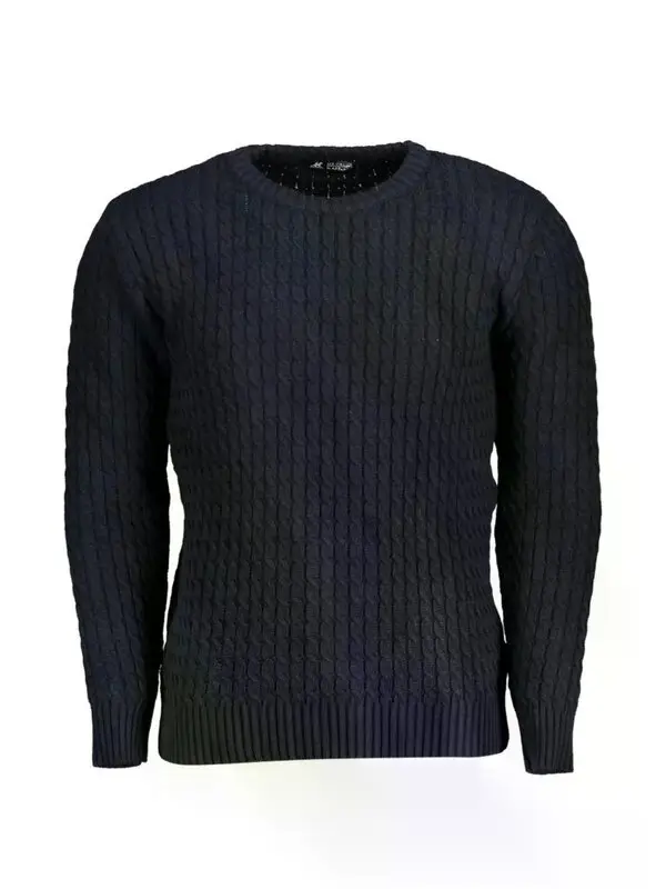U.S. Grand Cable-knit Elbow-patch Jumper