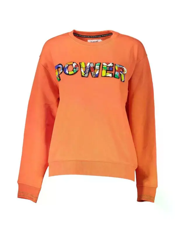 Desigual Embroidered Relaxed-fit Sweatshirt - Orange