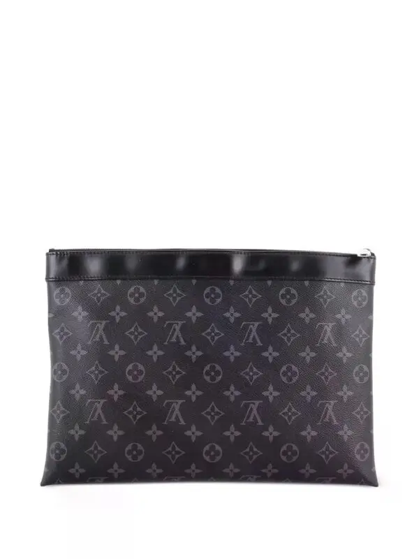 LOUIS VUITTON Discovery Pochette Monogram Eclipse Canvas Gm Pouch