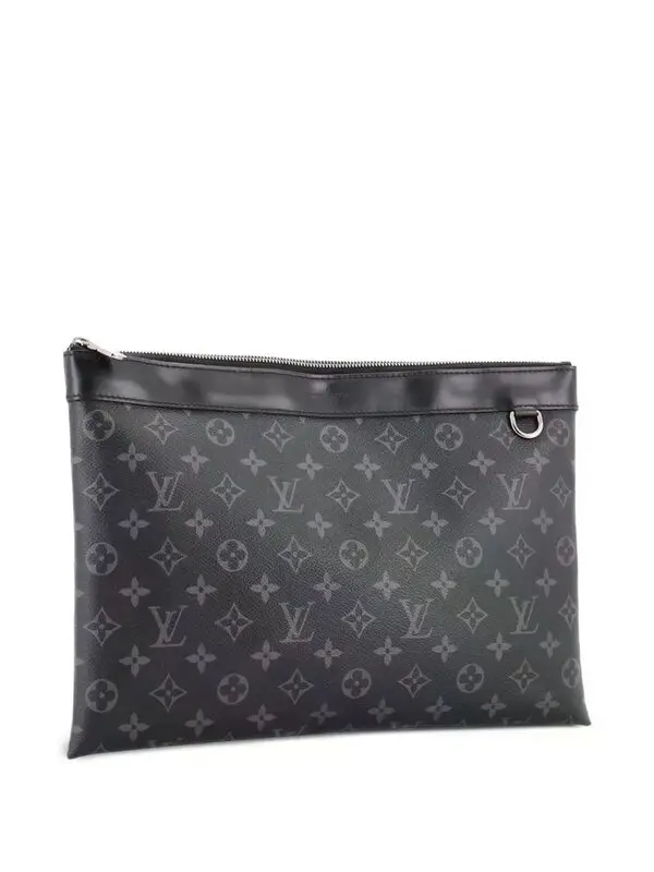 LOUIS VUITTON Discovery Pochette Monogram Eclipse Canvas Gm Pouch