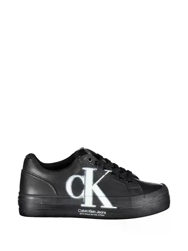 Calvin Klein Logo Platform Sneakers - Black