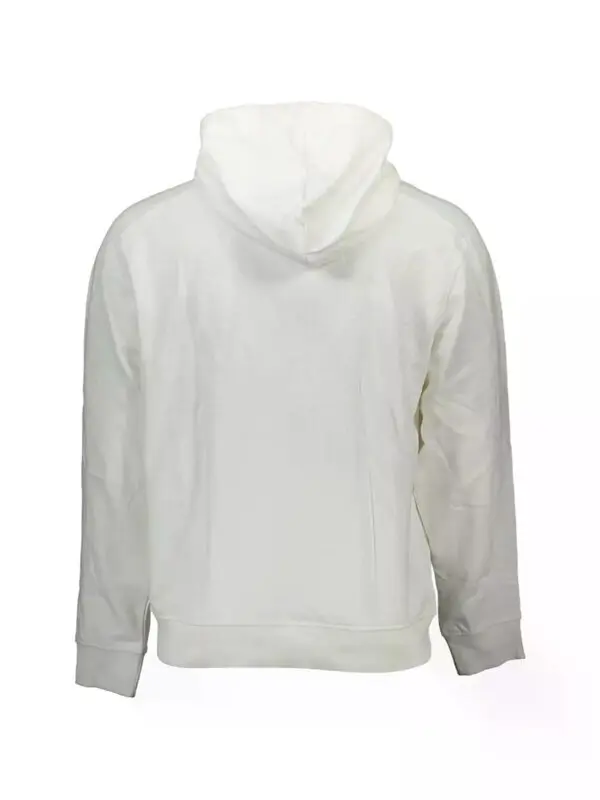 Calvin Klein Logo-print Cotton Hoodie - White