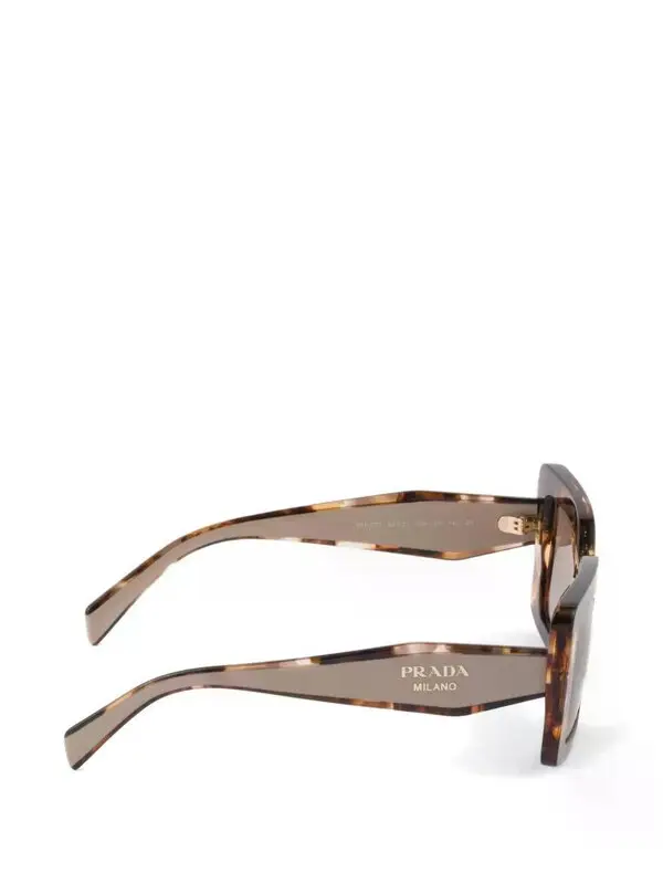 Prada Sunglasses With Logo - Brown