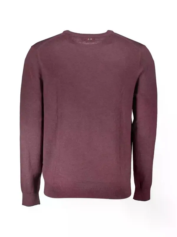 NAPAPIJRI Logo-patch Crew-neck Sweater - Purple