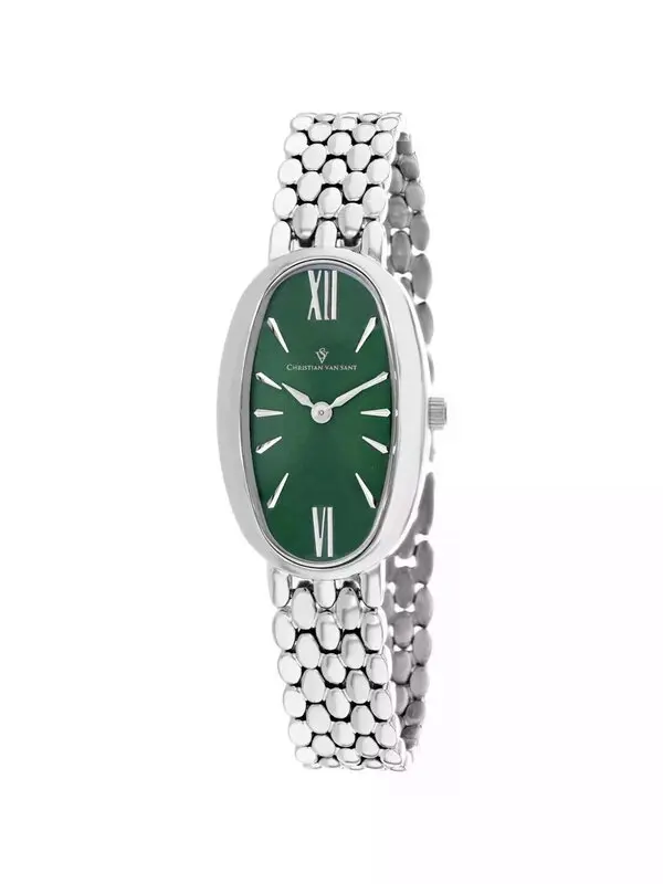 CHRISTIAN VAN SANT Lucia 31mm Oval Watch With Dial - Green