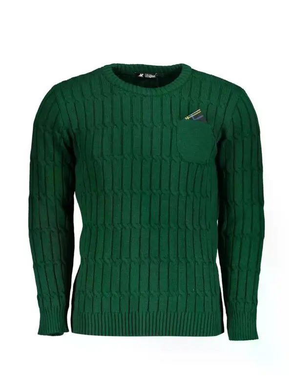 U.S. Grand Cable-knit Sweater With Pocket Detail