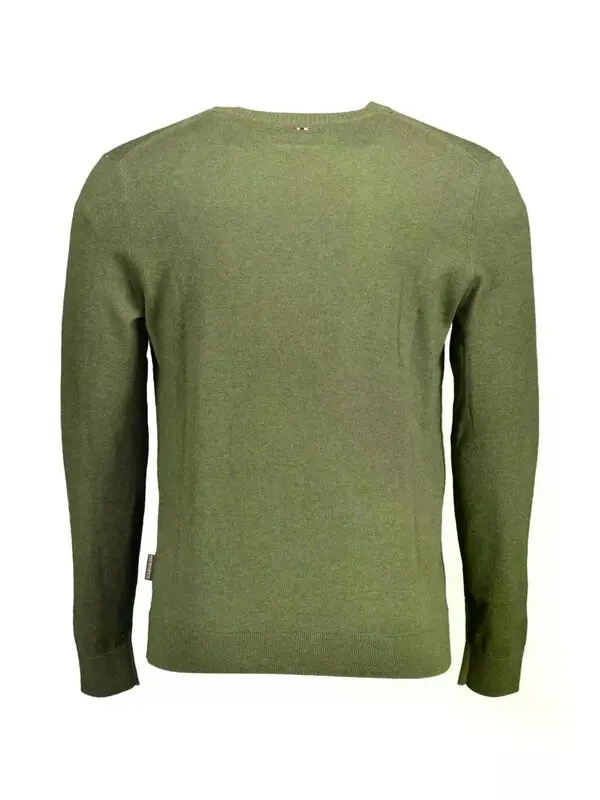 NAPAPIJRI Logo-patch Crew-neck Sweater - Green