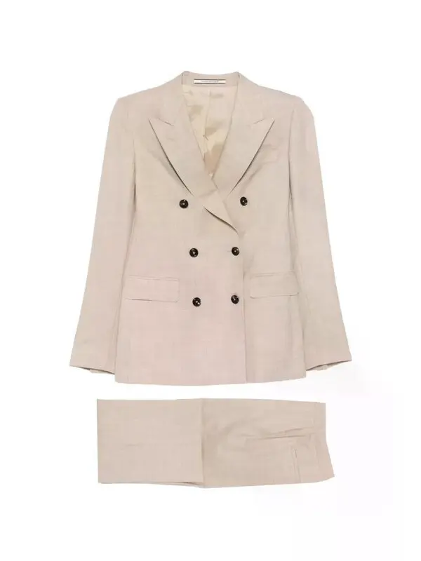 Tagliatore Double-breasted Suit - Neutrals
