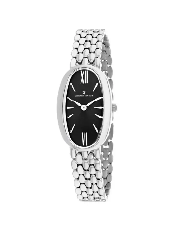 CHRISTIAN VAN SANT Lucia Pebble Bracelet 31mm Watch - Black