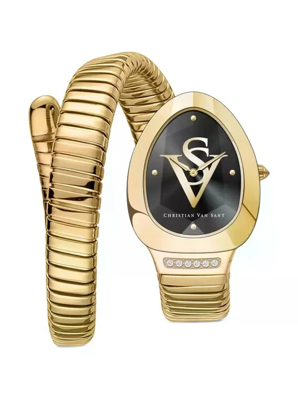 CHRISTIAN VAN SANT Stainless Steel Naga 22mm Watch - Black
