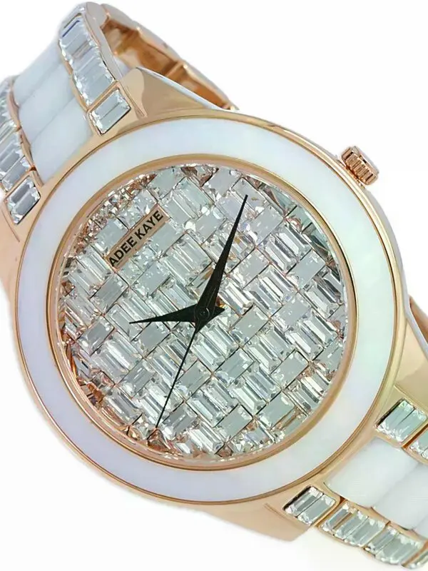 ADEE KAYE Venice Crystal-embellished 41mm Watch