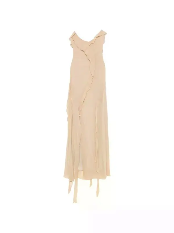 ANIYE BY Marian Ruffled Maxi Dress - Neutrals