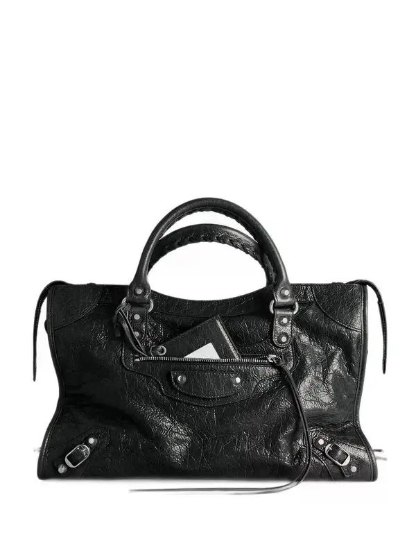 Balenciaga Medium City Tote Bag - Black