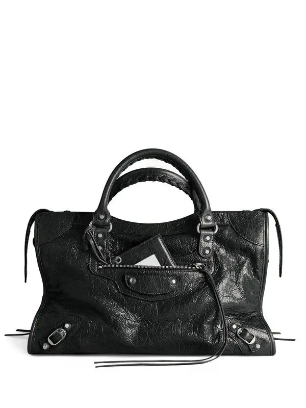 Balenciaga Medium City Tote Bag - Black