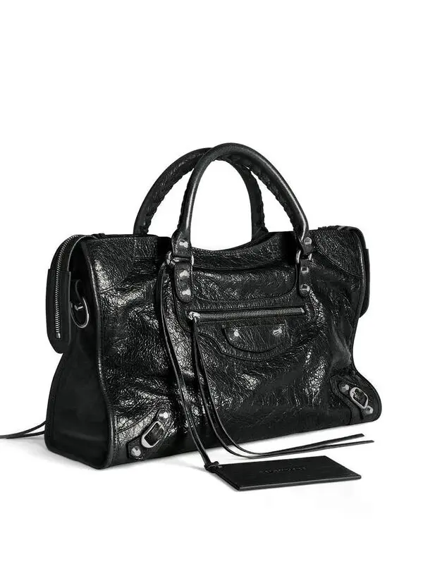 Balenciaga Medium City Tote Bag - Black