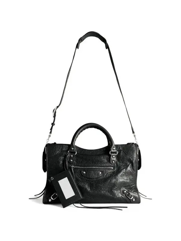 Balenciaga Medium City Tote Bag - Black