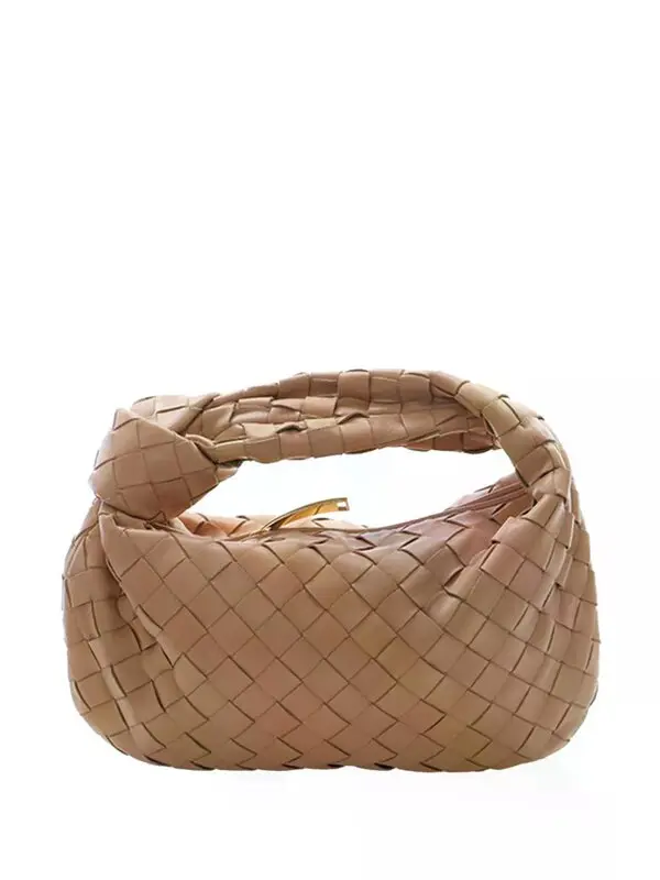 Bottega Veneta 2012-2026 Mini Nappa Intrecciato Jodie Hobo Bag - Neutrals