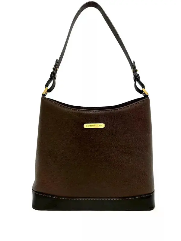 Burberry Leather Shoulder Bag - Brown