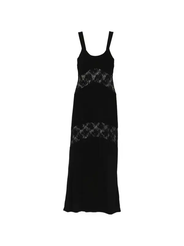 ANIYE BY Lace-panel Maxi Dress - Black