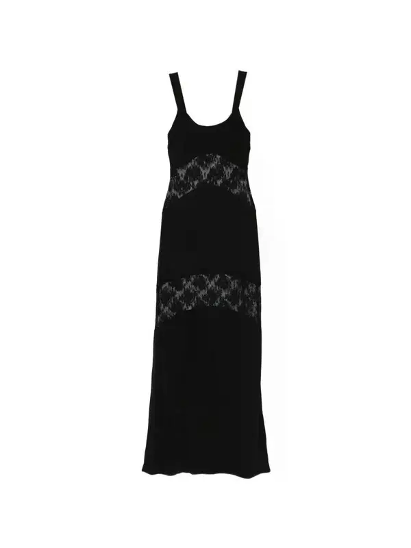ANIYE BY Floral-pattern Maxi Dress With Lace Paneling