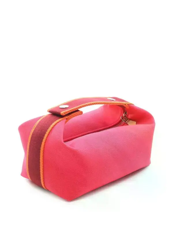 Hermès 2010-2026 Small Toile Bride A Brac Case Handbag - Pink