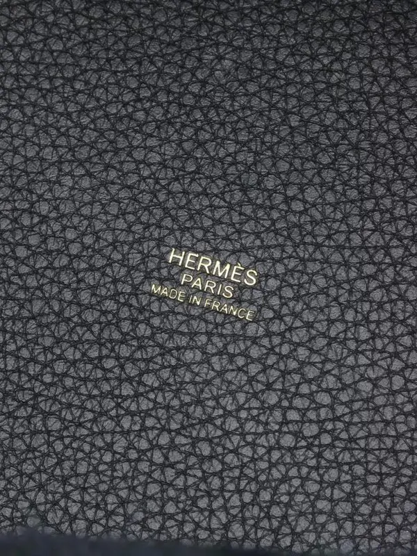 Hermès Clemence Picotin Lock 22 Handbag - Black
