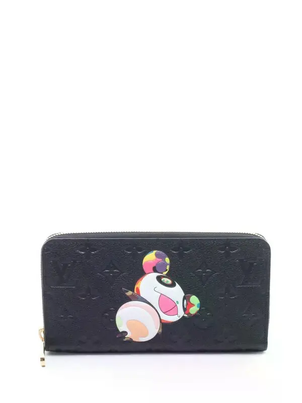 LOUIS VUITTON 2021-2026 Takashi Murakami Monogram Empreinte Panda Wallet Long Wallets - Black