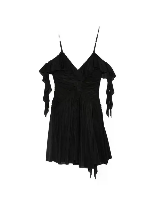 ANIYE BY Xena Ruffled Mini Dress - Black