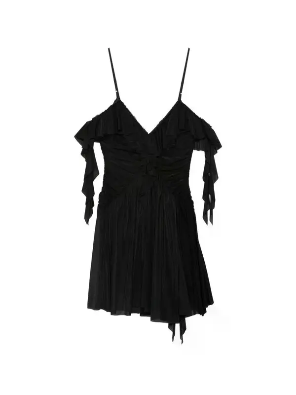 ANIYE BY Xena Ruffled Mini Dress - Black