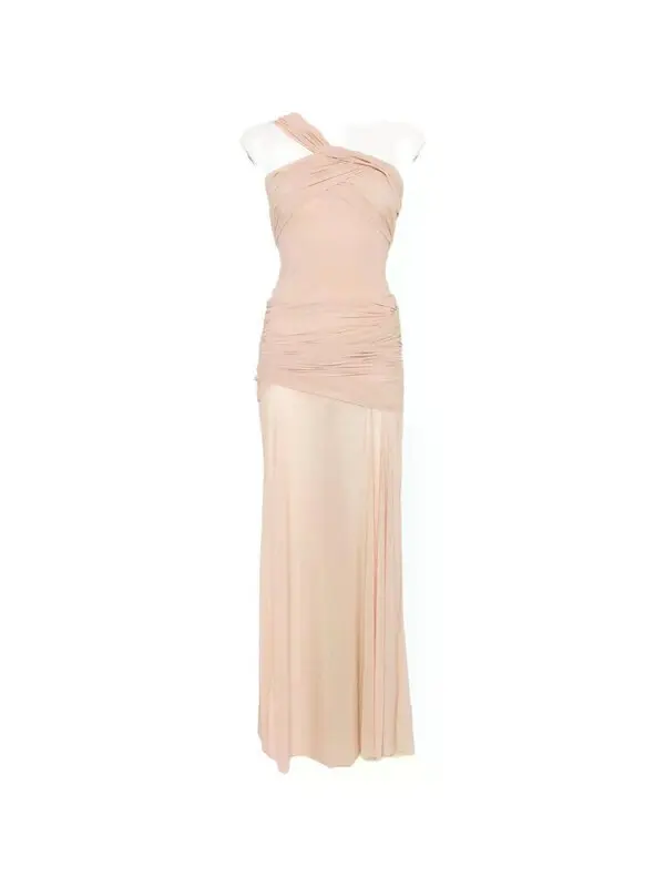 ANIYE BY Xena Ruched Maxi Dress - Neutrals