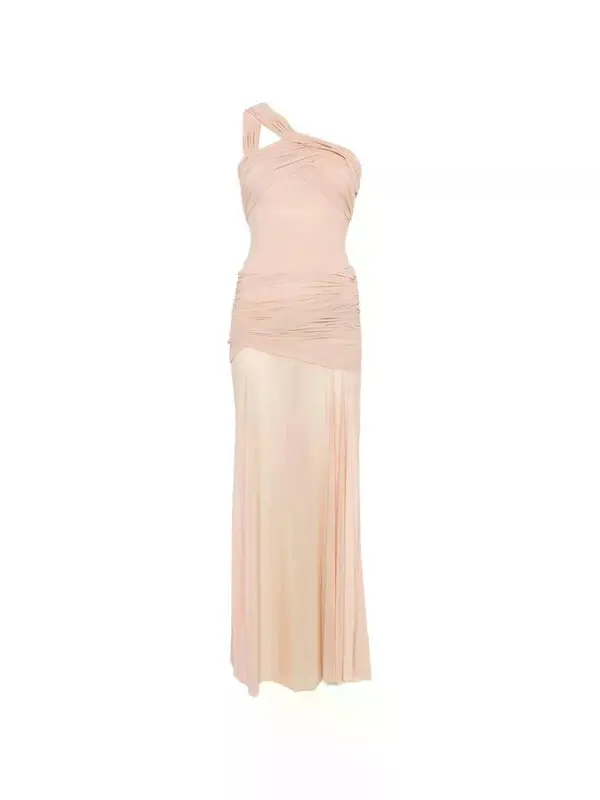 ANIYE BY Xena Ruched Maxi Dress - Neutrals