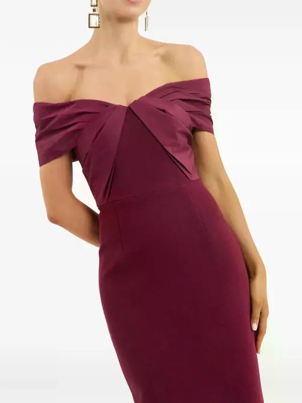 Rebecca Vallance Off-shoulder Cava Dress