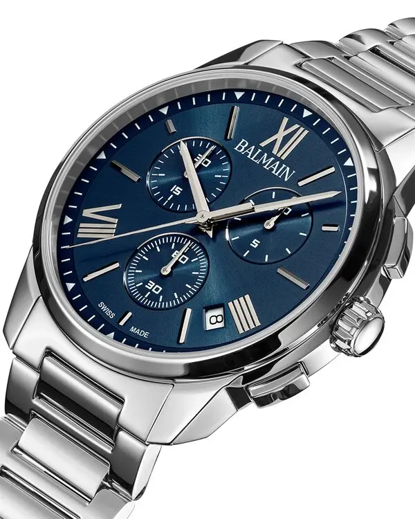 Balmain Madrigal Chronograph 42mm - Blue