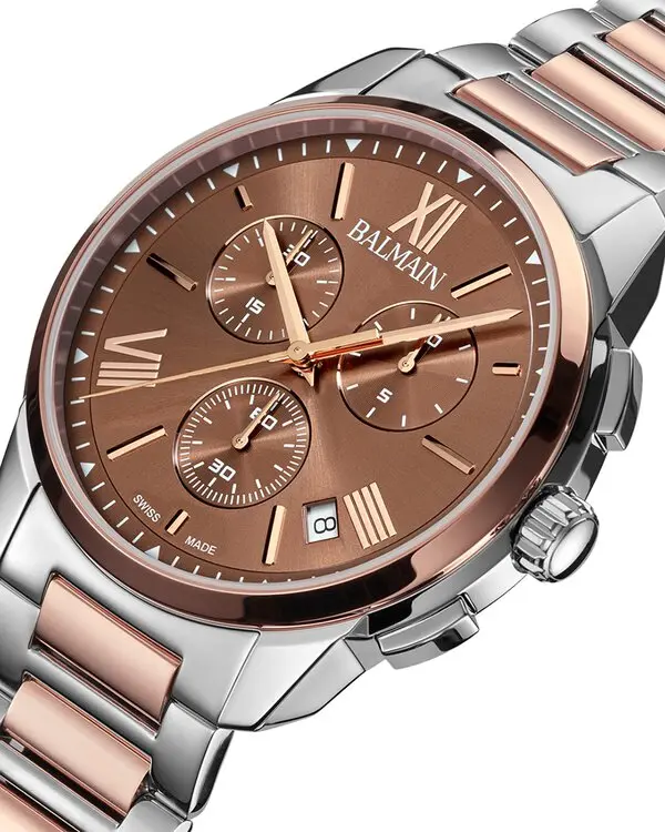 Balmain Madrigal Chronograph 42mm - Brown