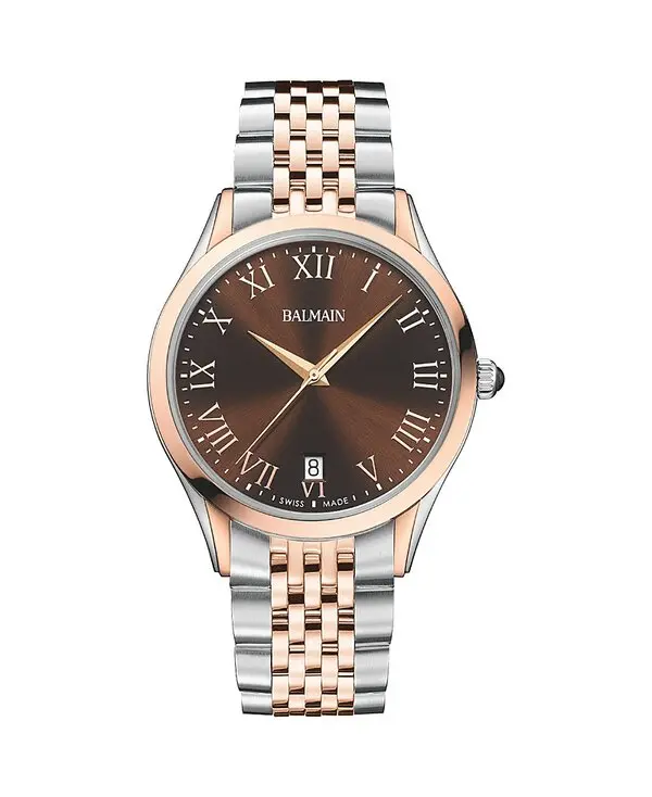 Balmain Classic R Watch, 41mm - Brown