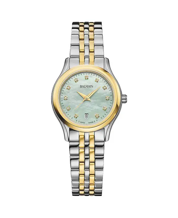 Balmain Beleganza Watch, 28mm - Green Mother Of Pearl