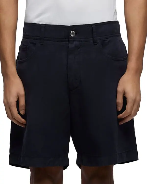 7 For All Mankind Loose Fit Hybrid Jogger Shorts - Navy