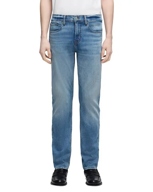 7 For All Mankind Slimmy Slim Straight Fit Jeans - Haven
