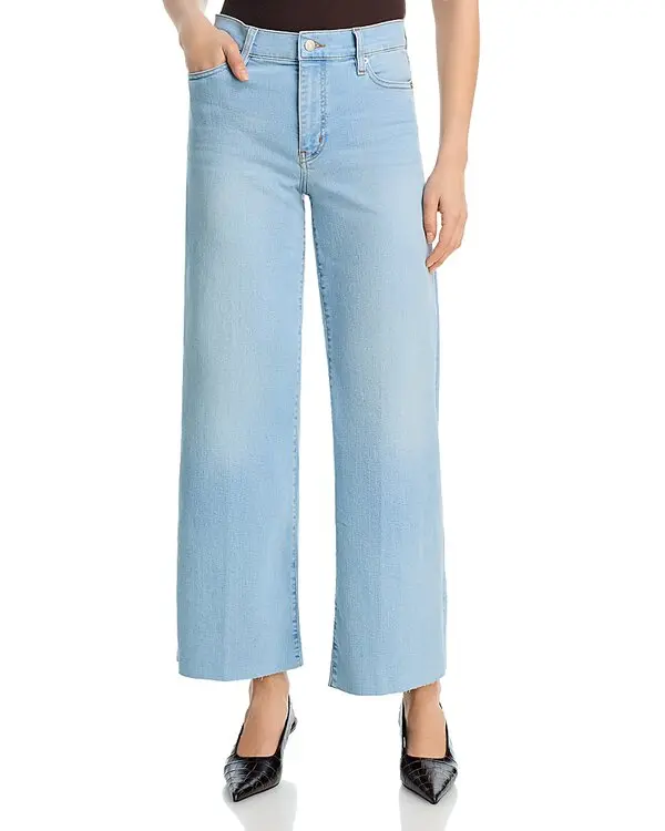 FRAME Le Slim Palazzo High-rise Jeans - Hush Raw After