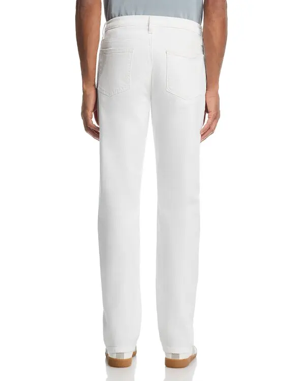 FRAME Modern Straight Fit Jeans - White Grind