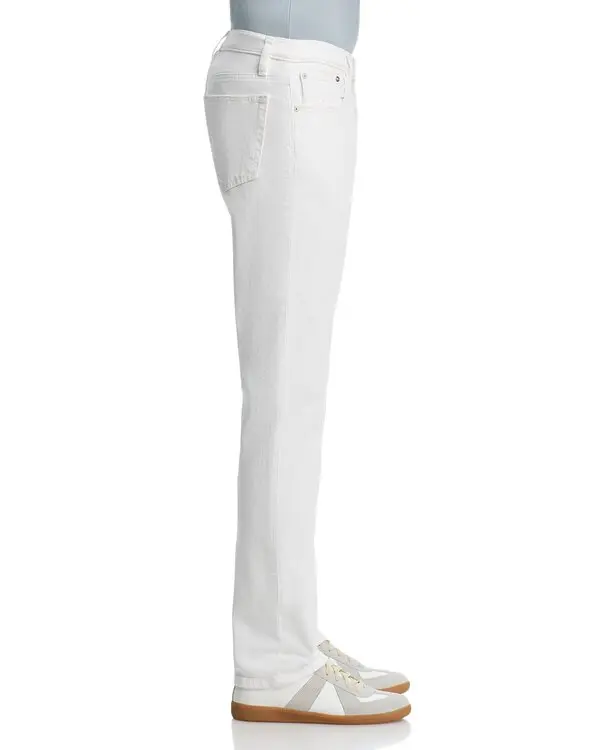 FRAME Modern Straight Fit Jeans - White Grind