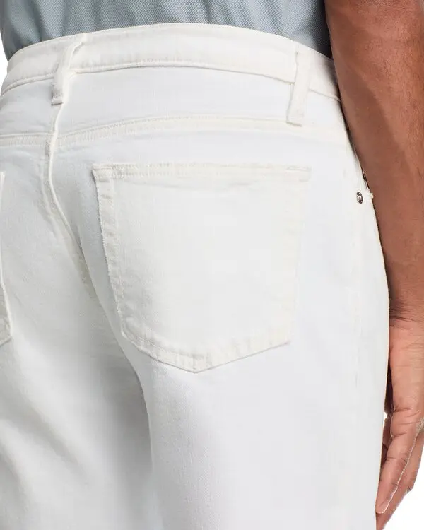FRAME Modern Straight Fit Jeans - White Grind
