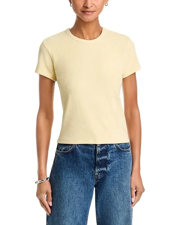 FRAME The Terry Baby Tee - Lemon