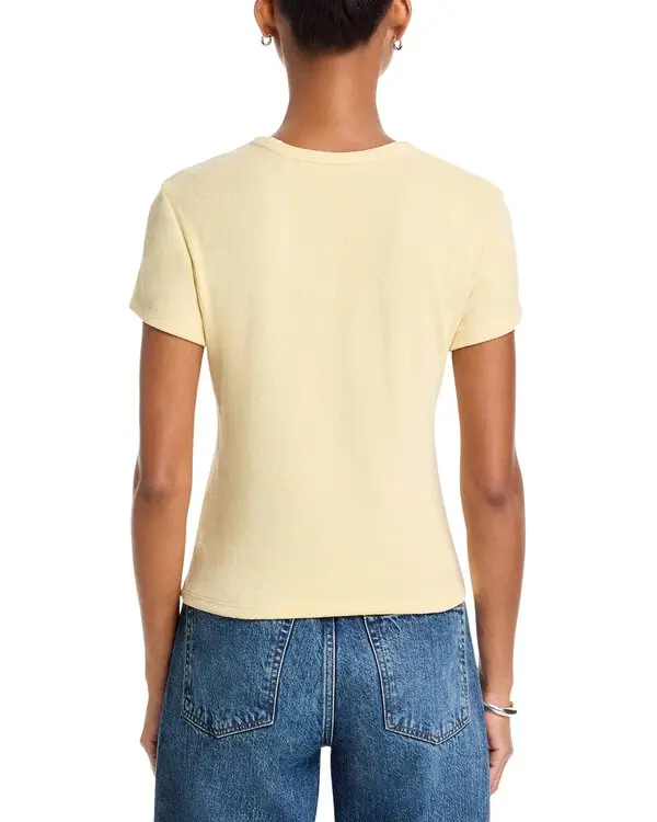 FRAME Terry Baby Tee - Lemon