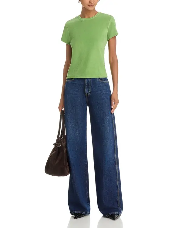 FRAME Terry Baby Tee - Peridot